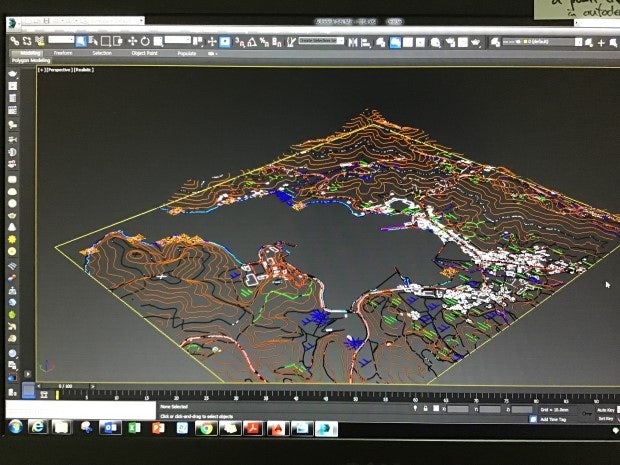 등고선 면으로 씌우는 3D 작업? 툴? Autocad ? 3D Max? : 지식iN