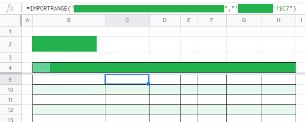 Excel의 importrange 함수의 셀 번호를 드래그로 증가시키는 법 : 지식iN