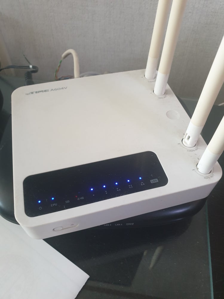 Iptime a604v 5g 2.4g불이안들어와요 : 지식iN