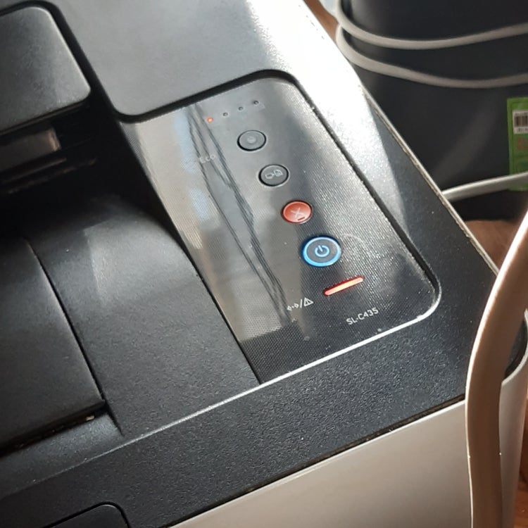 삼성 레이저 프린터 SL-C435 질문 : 지식iN