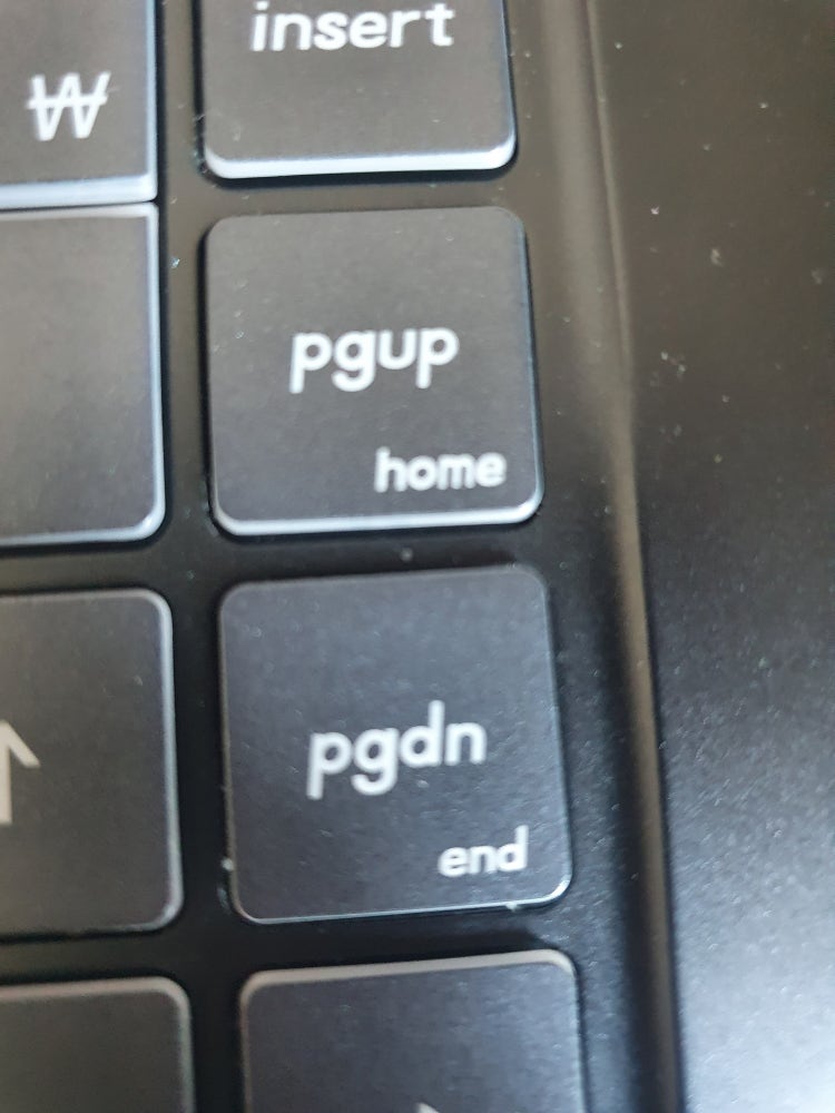 pgup home이 같은 키에 있을 때 사용법 : 지식iN