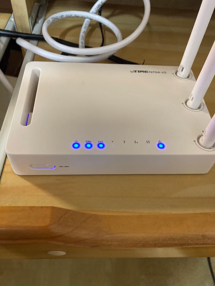 공유기(ipTIME N704-V5)와 디클 노트북 인터넷 연결하려고 합니다!! 급내공(100) : 지식iN