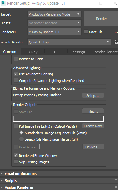 3DMAX V-RAY 렌더 시 설정값 중 ASSIGN RENDERER에 관해서요,, : 지식iN