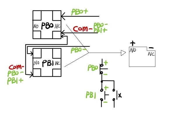 제어판 PB0 PB1은 체결 방법이 고정적인가요? : 지식iN