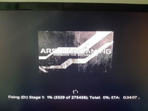 컴퓨터 fixing stage 해결방법이 궁금합니다 : 지식iN