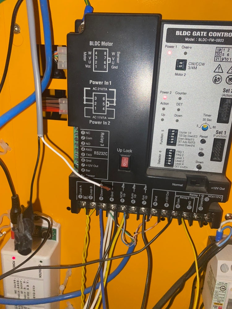 주차차단기 LED배선 질문드려요(bldc-fm-0803) : 지식iN