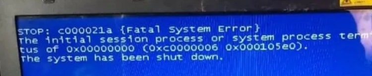 Windows 7 오류코드 c000021a 문제 : 네이버 지식iN