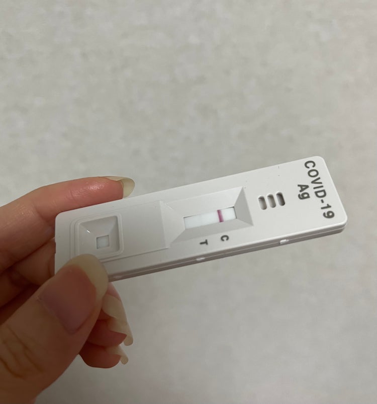 코로나 자가키트 양성인지 봐주세요 지식in