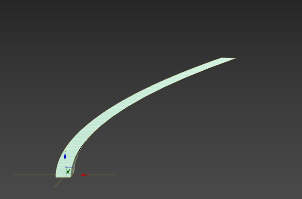 3ds max bend 사용시 모양이 이렇게 바뀌는 이유는 무엇인가요? : 지식iN