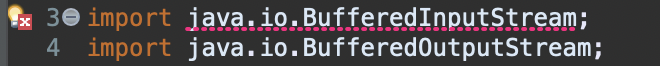 java 이클립스 BufferedInputStream 임포트할 때 에러가 발생합니다. : 지식iN
