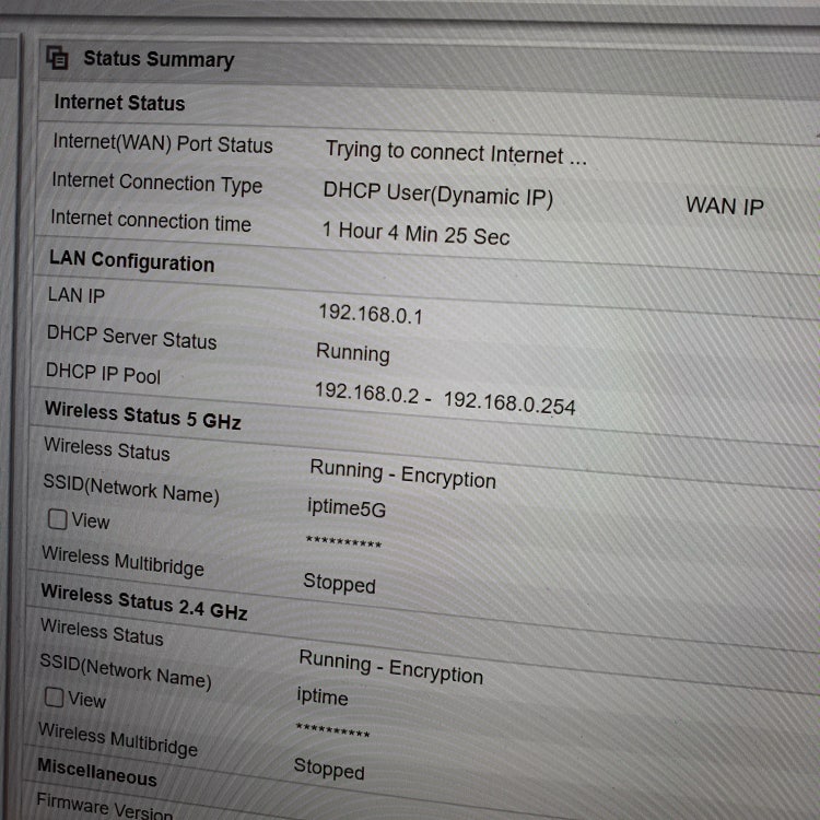 iptime 인터넷 연결 : 지식iN