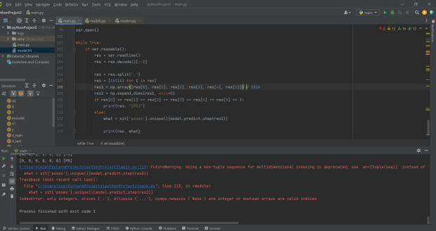 IndexError: only integers, slices (`:`), ellipsis (`...`), numpy.newaxis (`None` : 지식iN