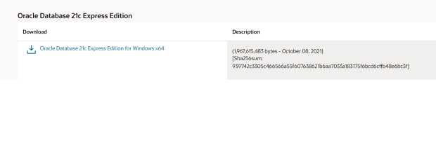 oracle db 21c express edition 설치 sqlplus : 지식iN