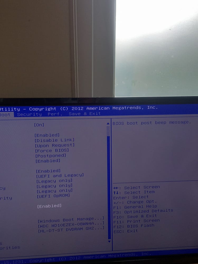 구형 bios csm설정법좀 알려주신분? : 지식iN