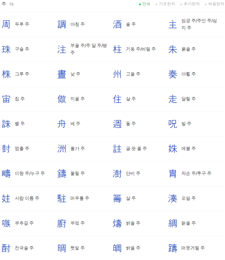 이름 한자 추천 : 지식iN