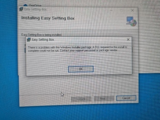 삼성 easy setting box 설치 오류 : 지식iN