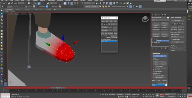 3ds max skin과 weight 작업 중 변화가 없습니다. : 지식iN