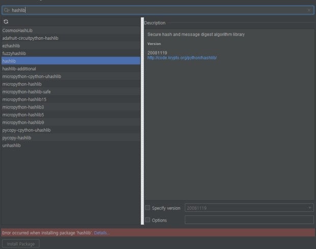 파이참 hashlib 질문이요.. : 지식iN