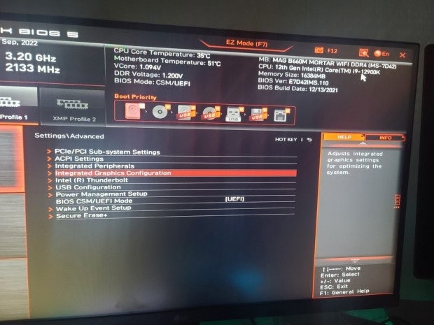 윈도우11 BIOS 설정 windows os configuration : 지식iN