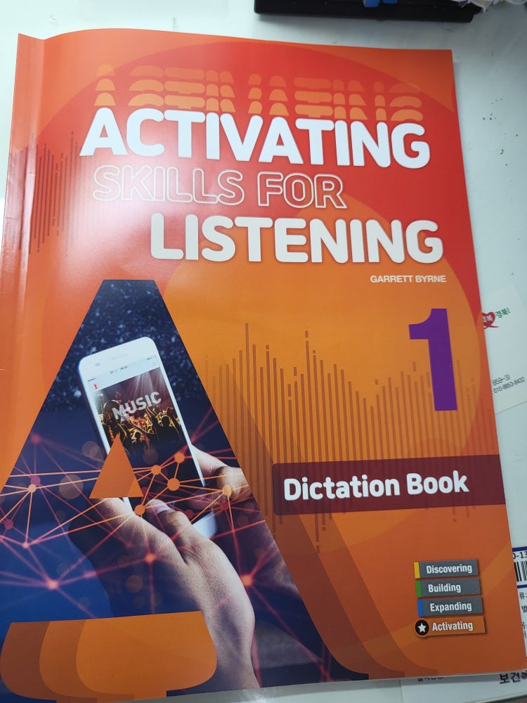 Activating Skills for Listening dictation book 1 딕테이션 포함된 답지 좀 주세요ㅠ : 지식iN