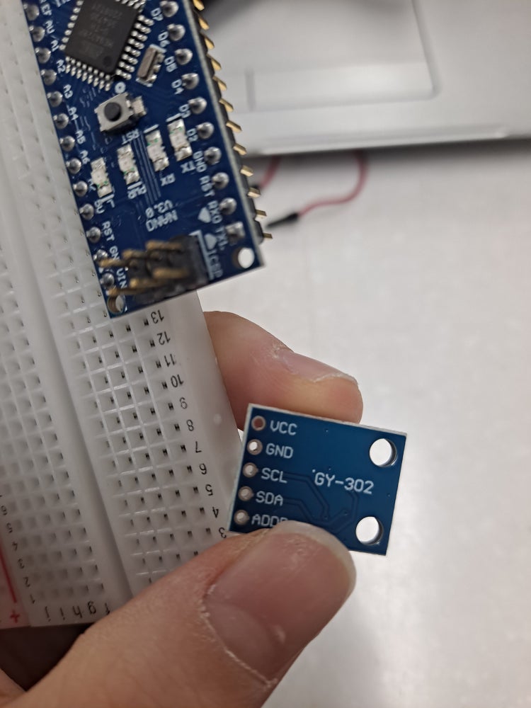 아두이노 ADXL scl sda addr의 역할이 뭐인가요?? : 지식iN