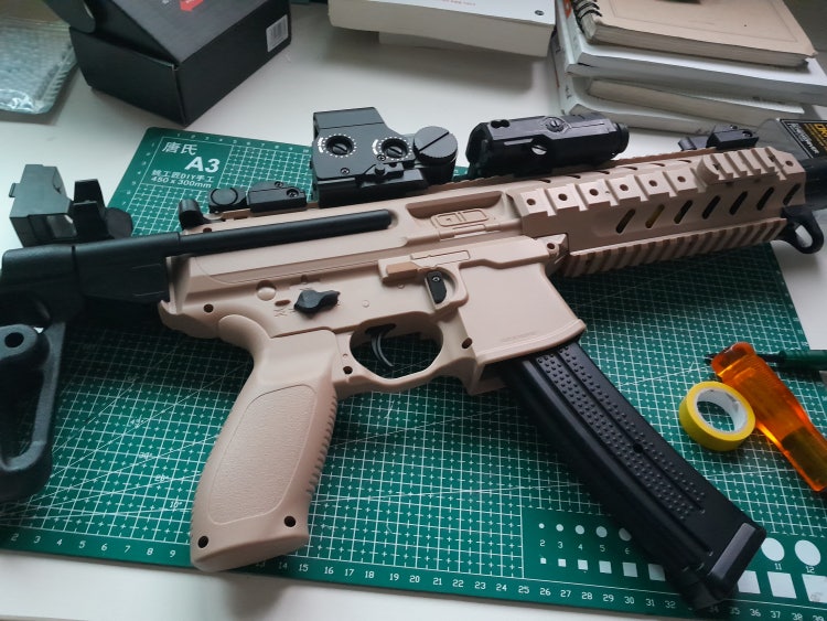 아카데미mpx ar스톡으로 개머리판을 바꾸고 싶은데 : 지식iN