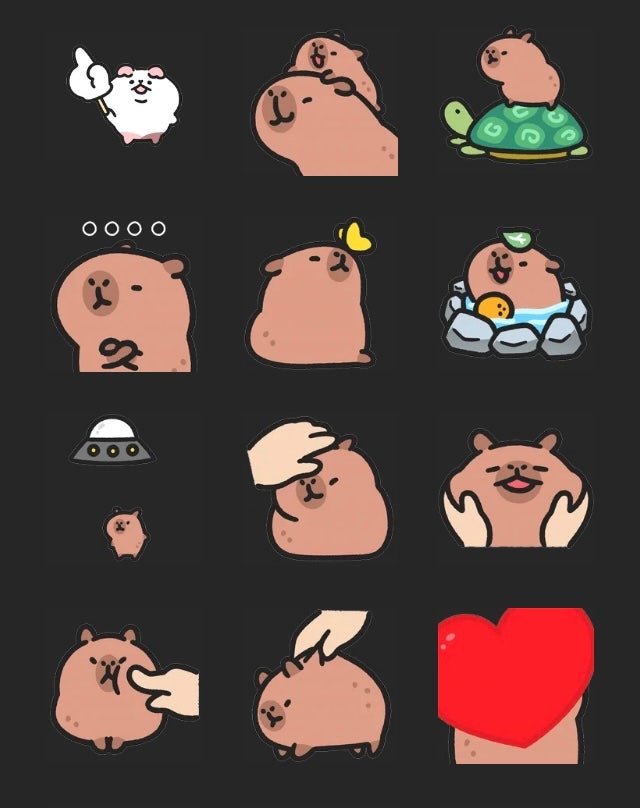 이 캐릭터 이름이 뭔가요? (인스타그램 중국? 이모티콘 / 스티커) : 지식iN