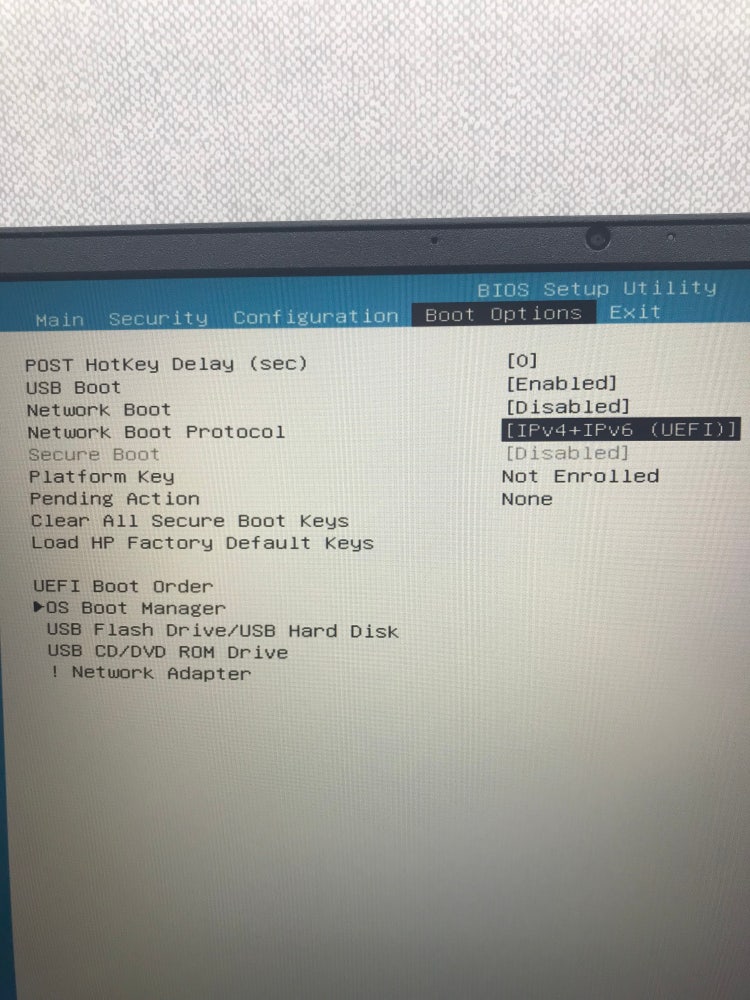 hp victus secure boot 활성화 하는법(VAN9003) : 지식iN
