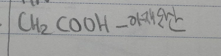 분자식 CH2COOH? : 지식iN