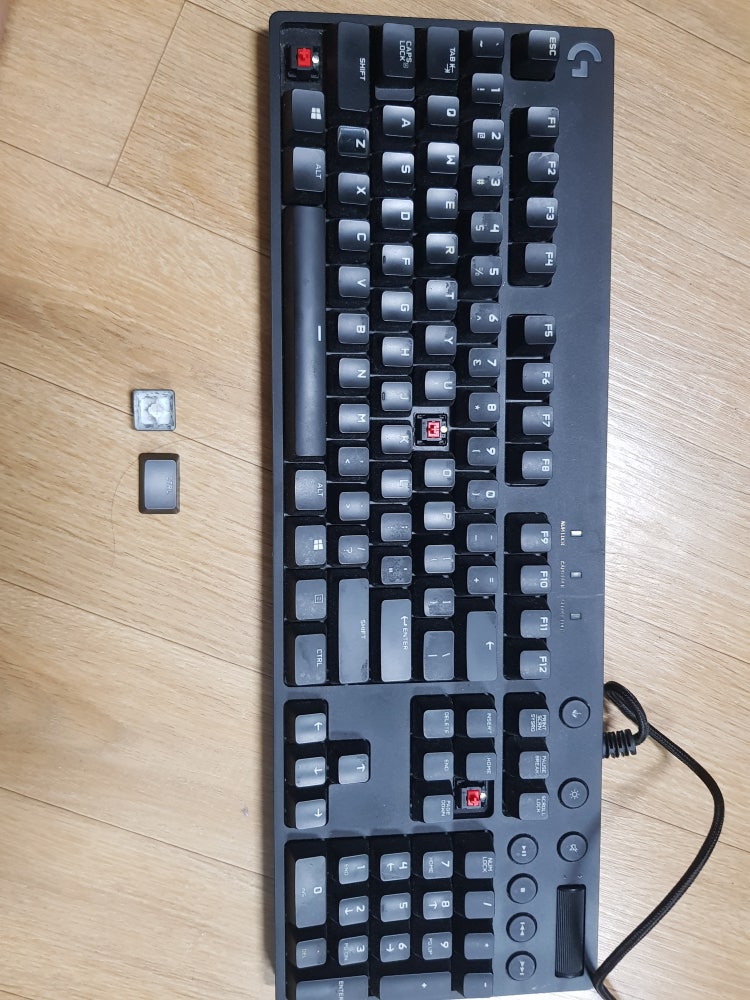 로지텍 g610 키보드 키캡질문입니다! : 지식iN