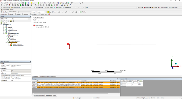 Ansys static structural 에서 over constraint 관련 질문입니다. : 지식iN