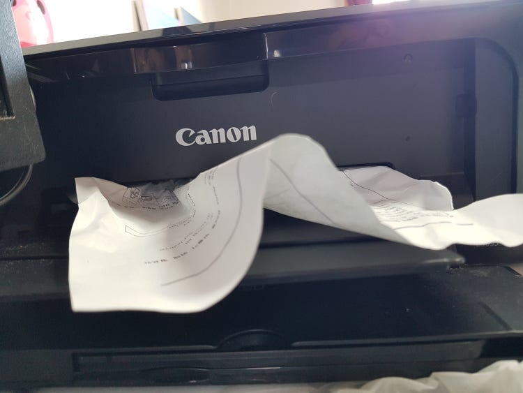 캐논 E569 프린터 용지 걸림 (급해요ㅠㅠ 내공 드림) : 지식iN