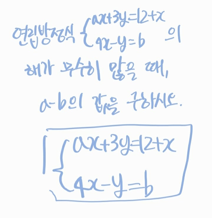 연립방정식 문제 풀어주세요 지식in