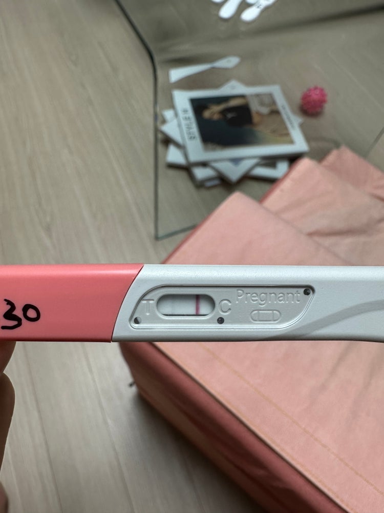 임테기 희미한2줄 임신일까요 지식in