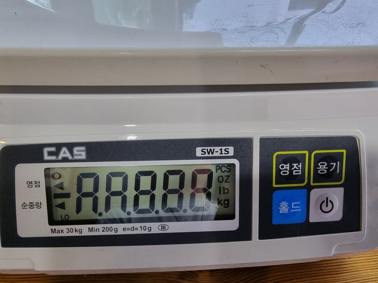 카스저울(SW-1S)화면 에러 : 지식iN