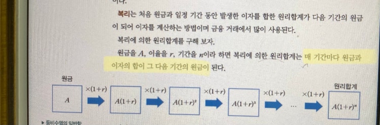 복리 원리합계 경제수학 지식in
