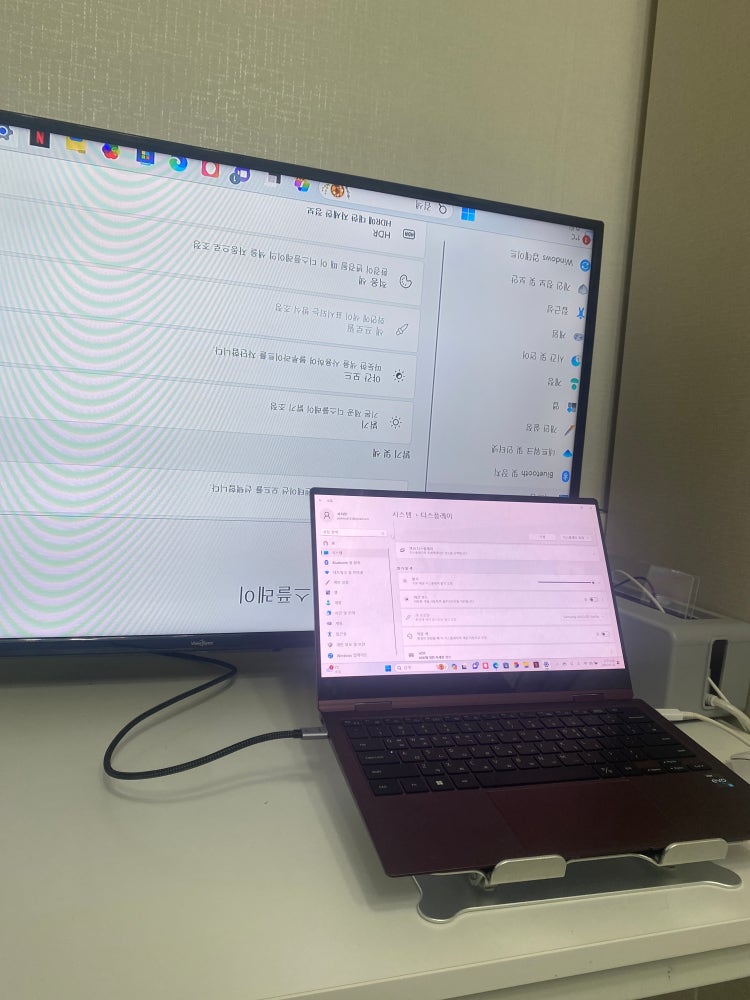 노트북 연결 모니터 지식in