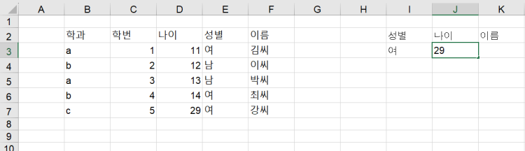 엑셀 다중조건 충족 함수 지식in
