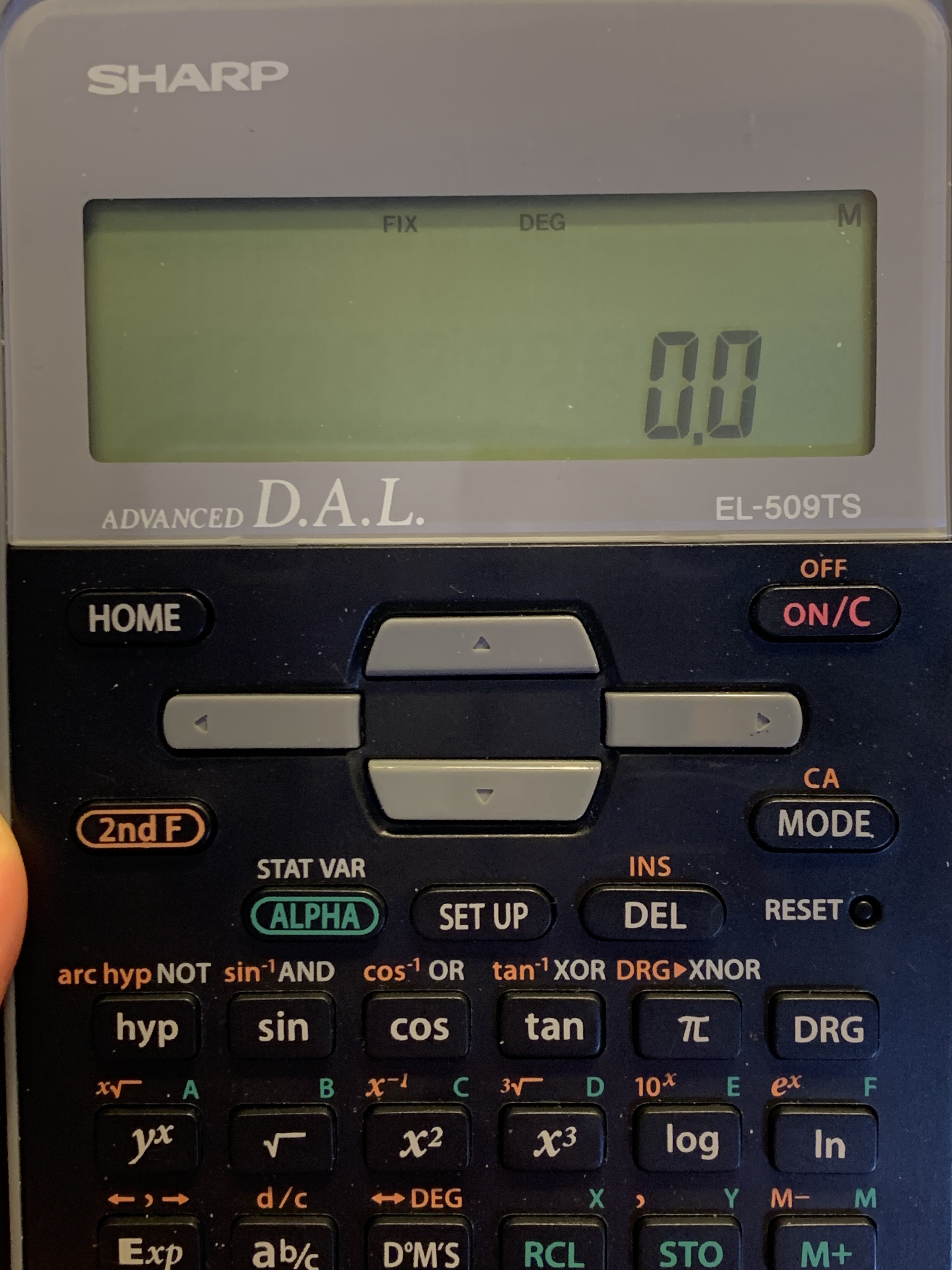샤프 공학용 계산기 소수자릿수 : 네이버 지식iN