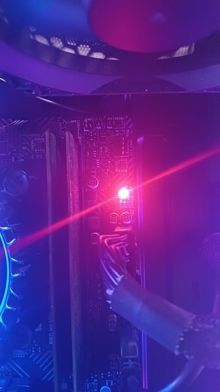 메인보드 LED cpu 빨간불 DRAM 노랑불 : 네이버 지식iN