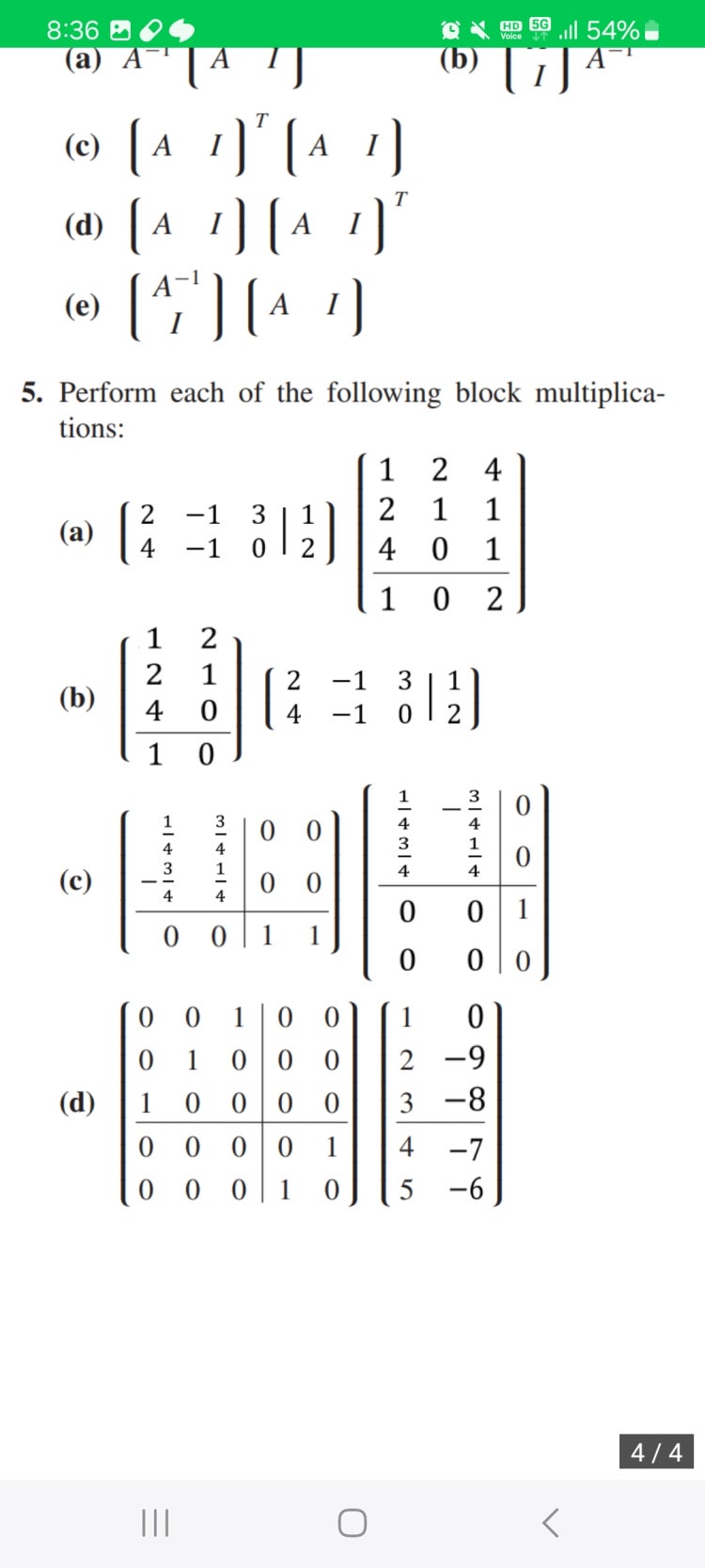 block multiplication : 지식iN