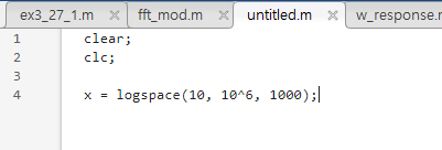 matlab logspace 질문 : 지식iN