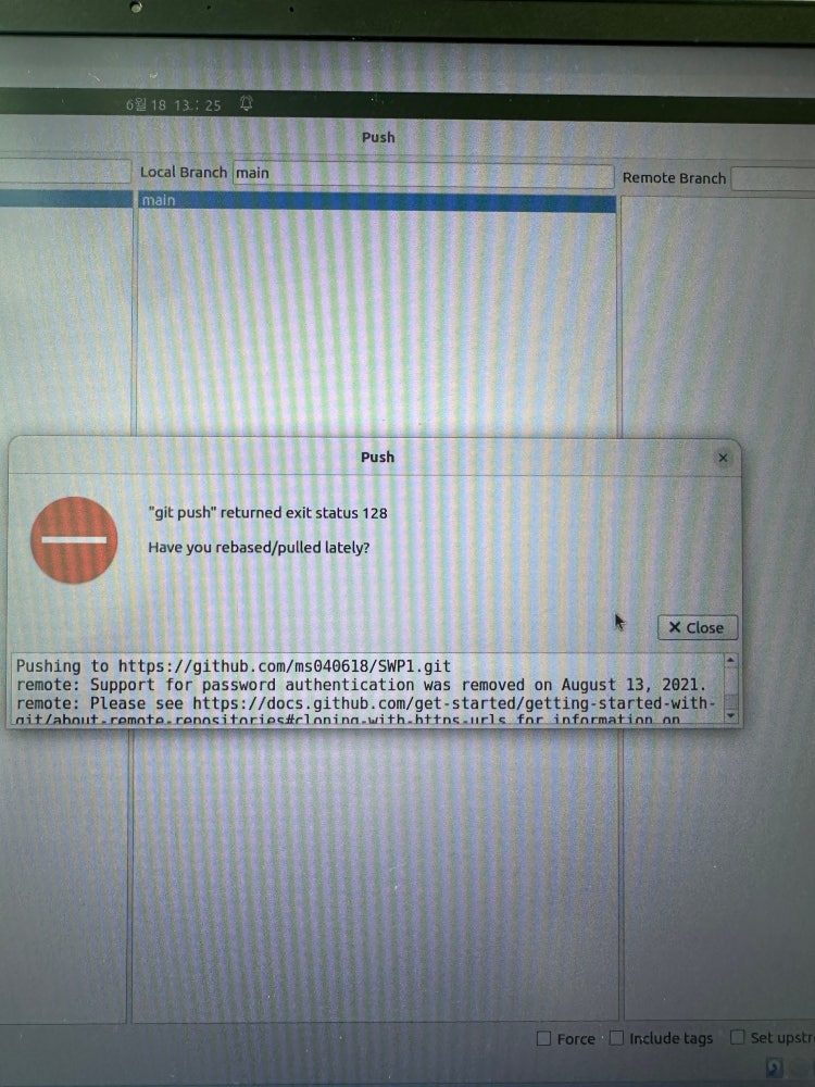 Git push가 안돼요 : 지식iN