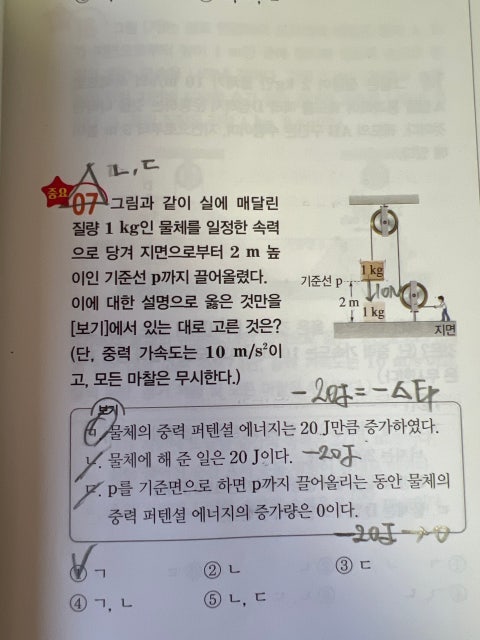 물리학 1 일과 에너지 지식in