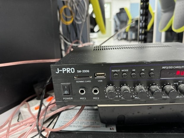 회사 앰프 인데 마이크 연동 여부 JPRO-SM200Q : 지식iN