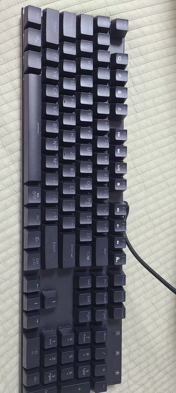 게이밍 키보드 (k640) LED 점등법 : 지식iN