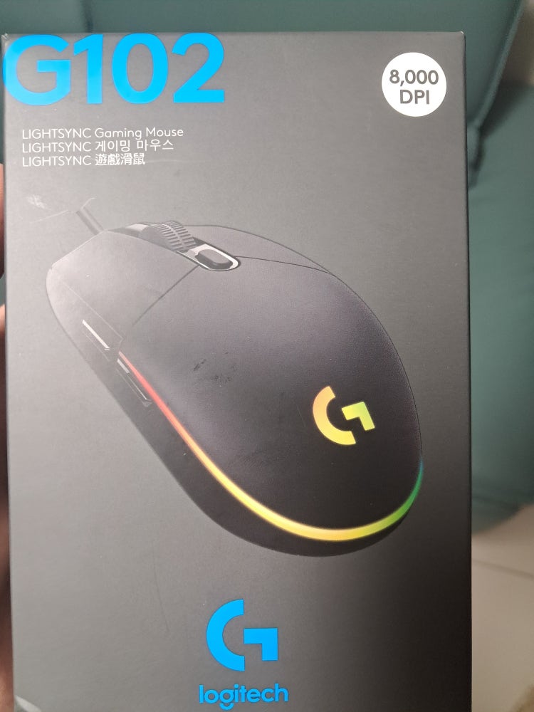 로지텍 g102 마우스 진품구별하는법 : 지식iN