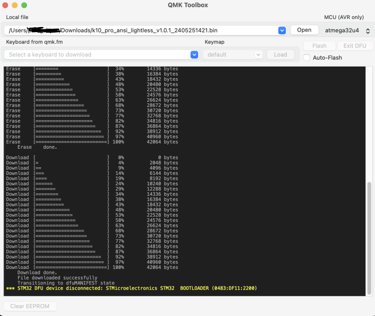 키크론 키보드 k10 pro se 공장초기화 : 지식iN