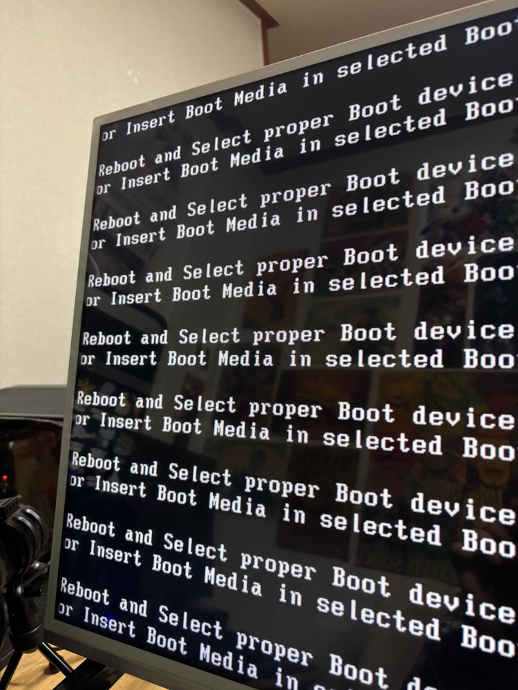Reboot and~press a key가 떠요 : 지식iN