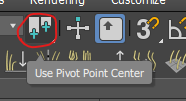 3D max Use Pivot Point Center : 지식iN